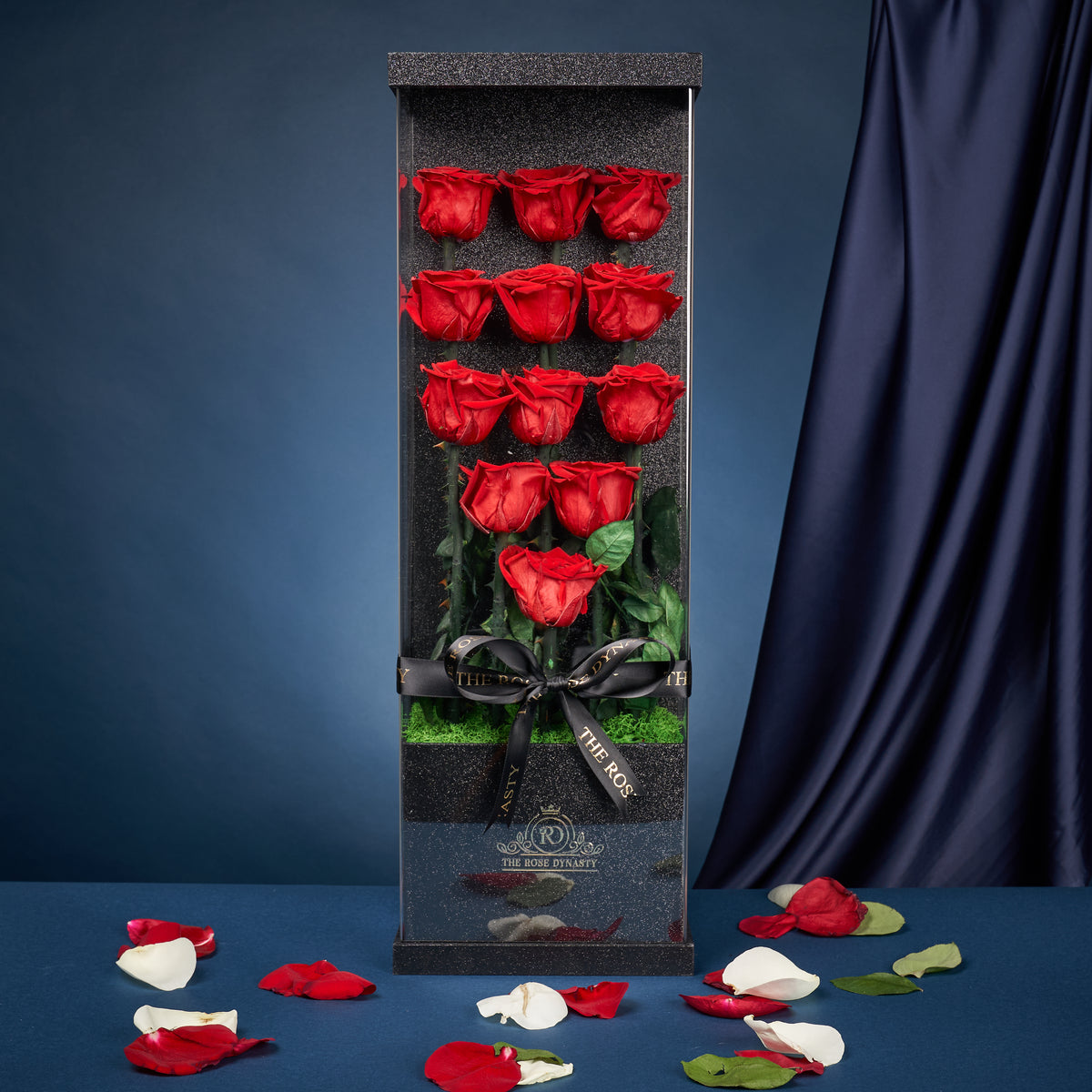 12 Long Stem Everlasting Rose Gift Box – The Rose Dynasty