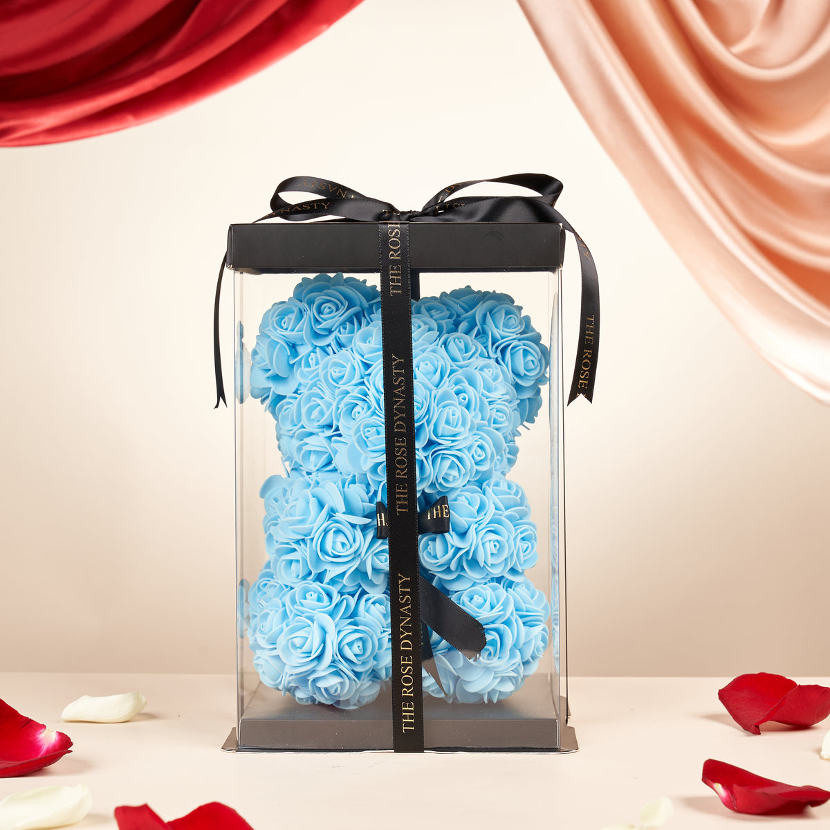 Blue Rose Bear 25cm – The Rose Dynasty